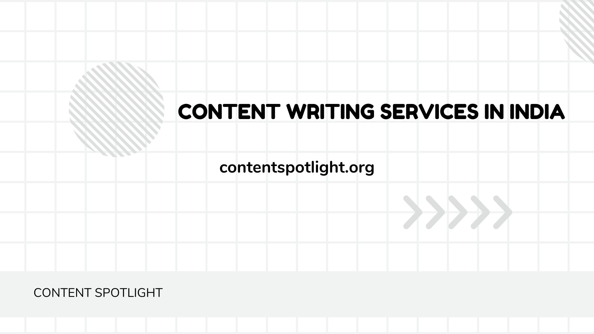 Content writing services in India